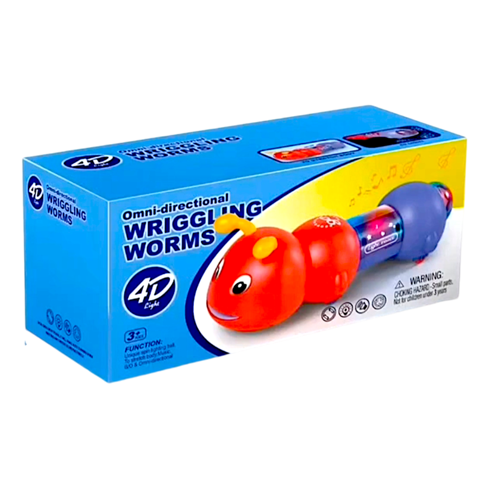 Wriggling Worms – Colorful Moving Worm Toy for Kids | Fun, Safe & Educ
